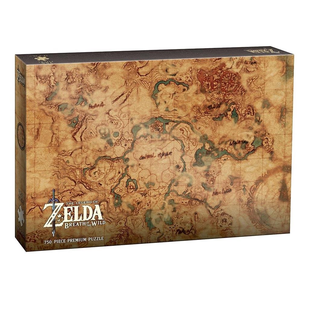 The Legend of Zelda™: Hyrule Map - 1000 Piece Puzzle — BoardgameSelect.com